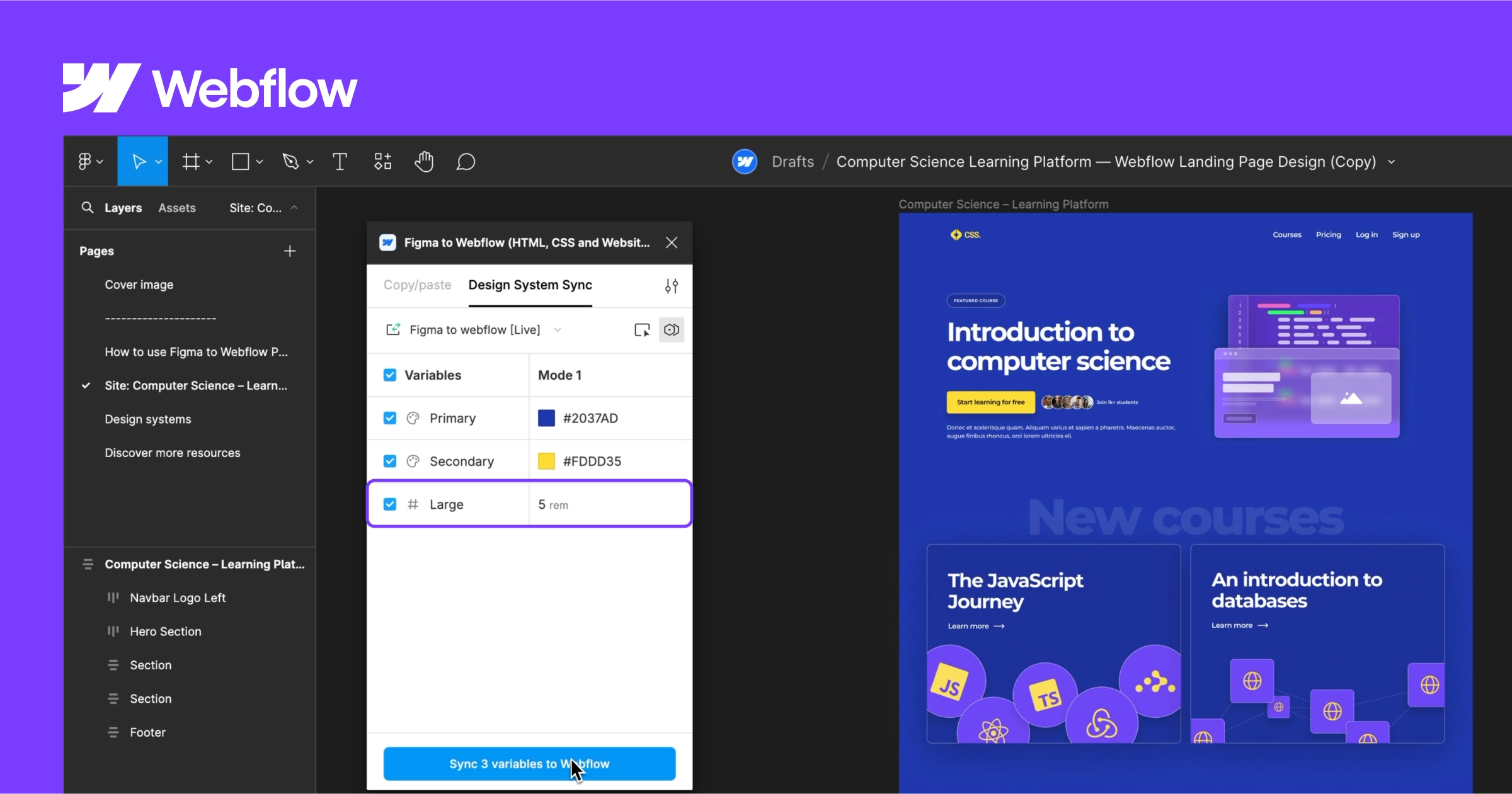 Support for Rem and Em units in Figma to Webflow sync | Webflow Updates