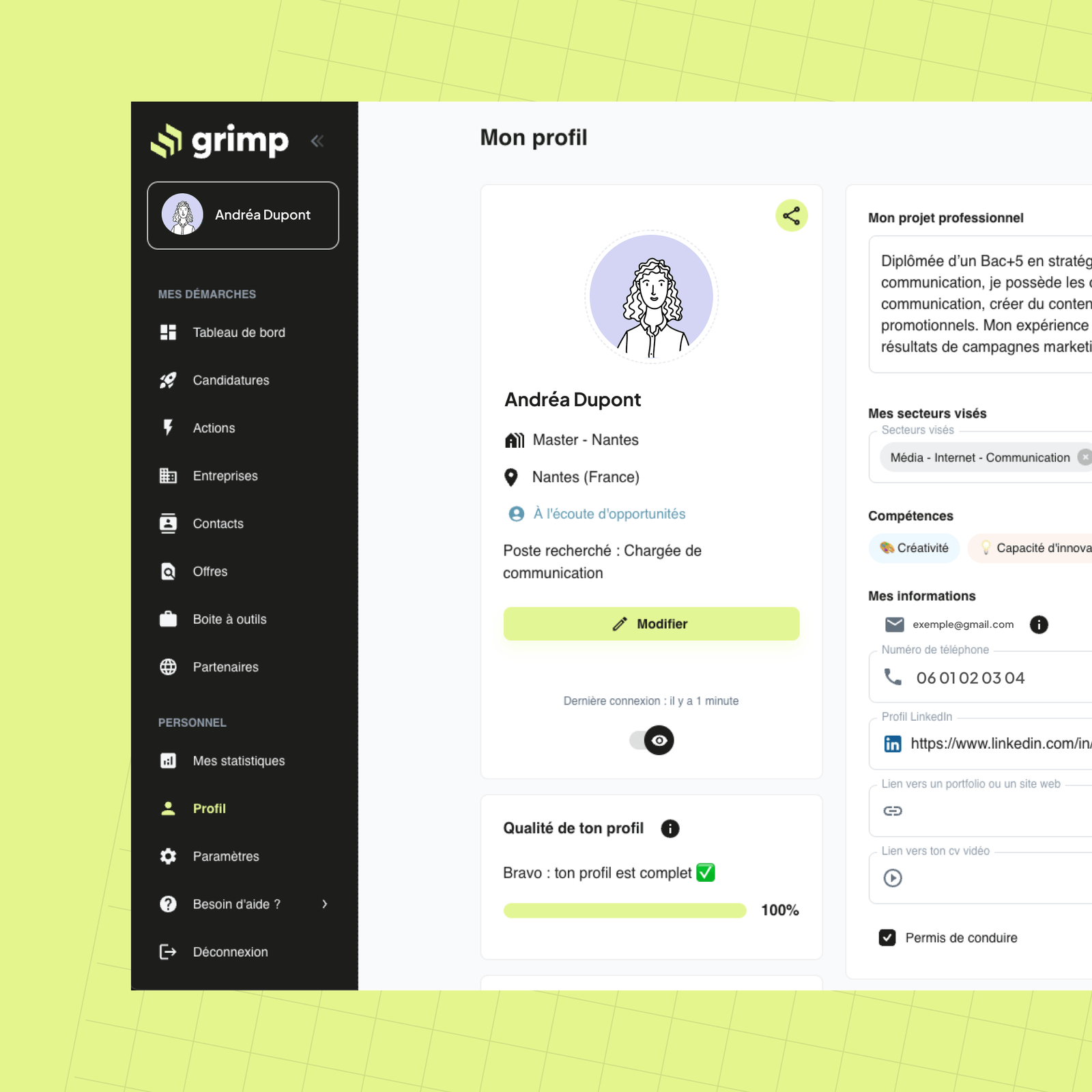 Candidater efficacement │ Grimp
