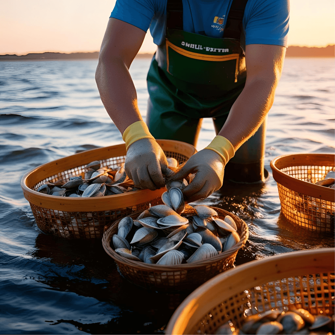 Shellfish farmer