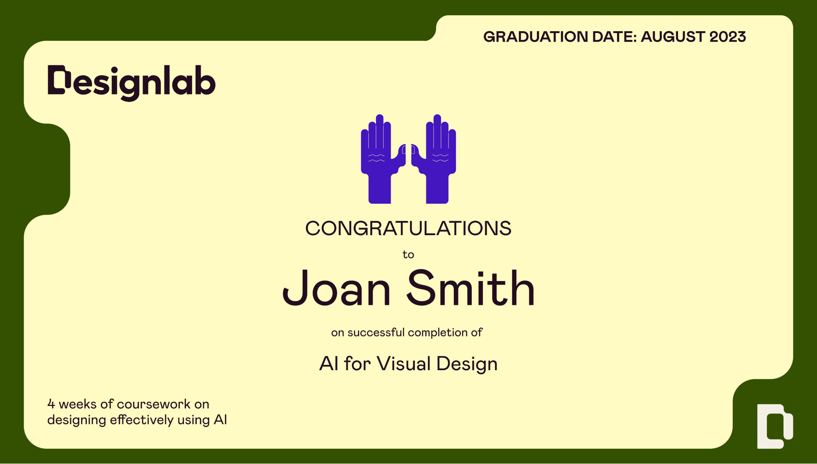AI for Visual Design Course | Designlab