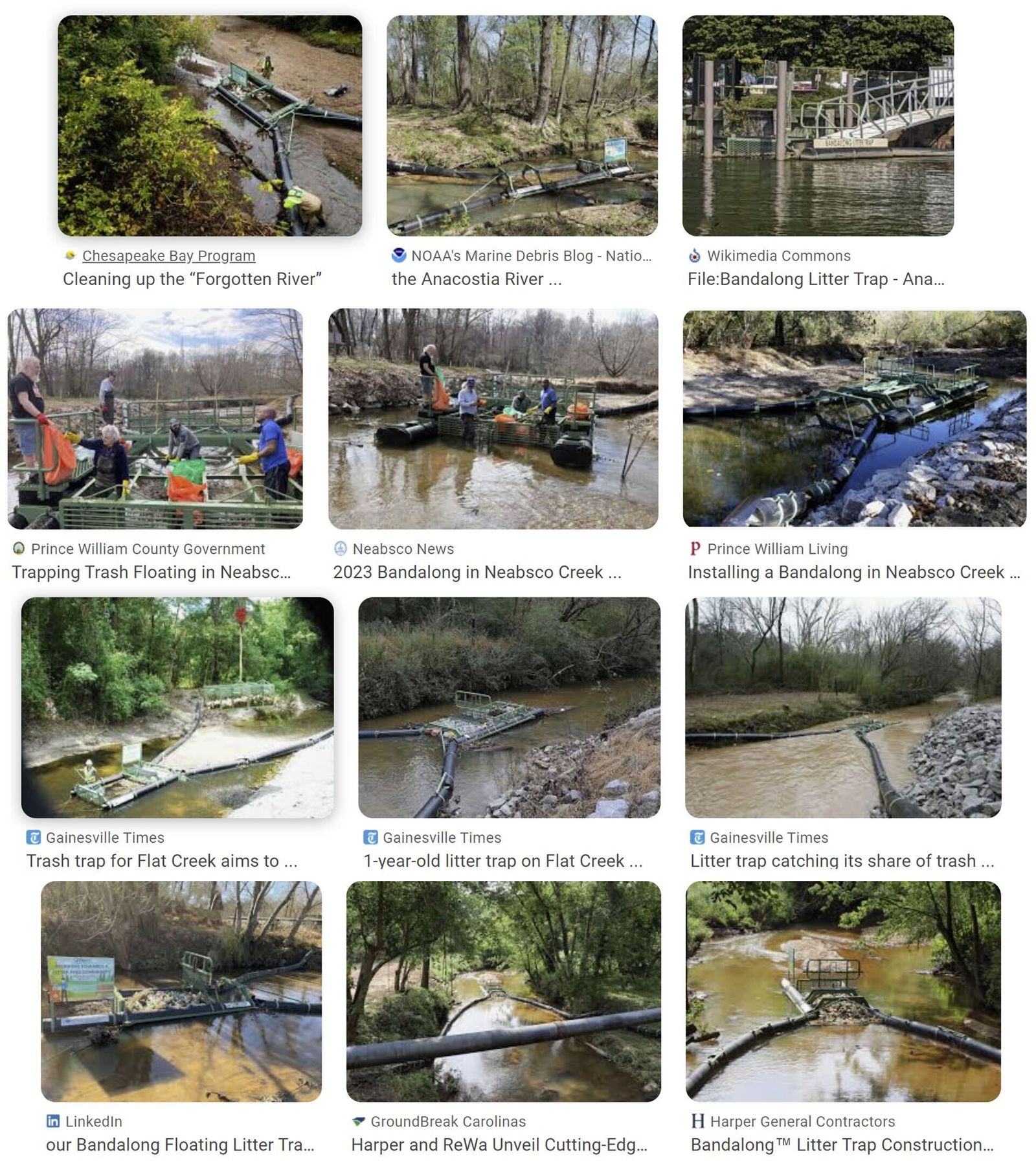 Bandalong Litter Trap™ | Waterway Litter Solution