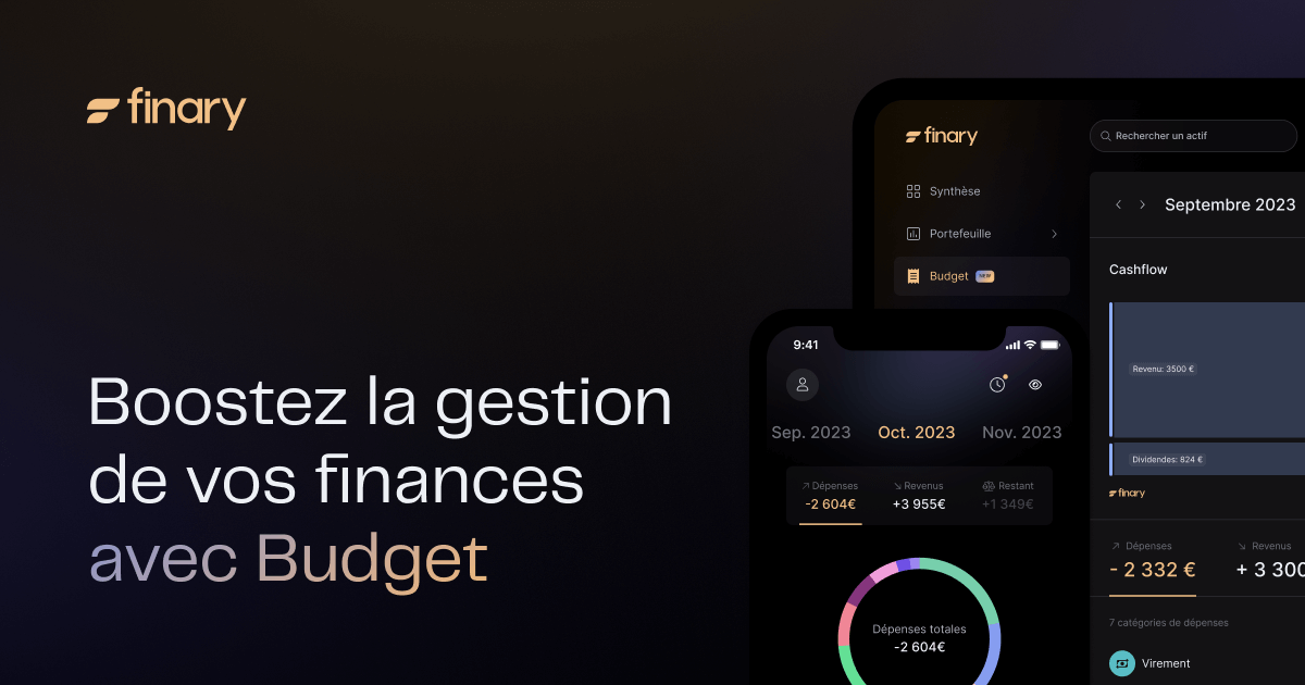 Application gestion de budget - Finary