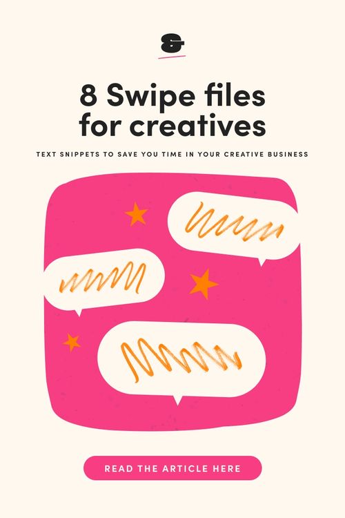 Text snippets every creative should have on hand to save you time in your business