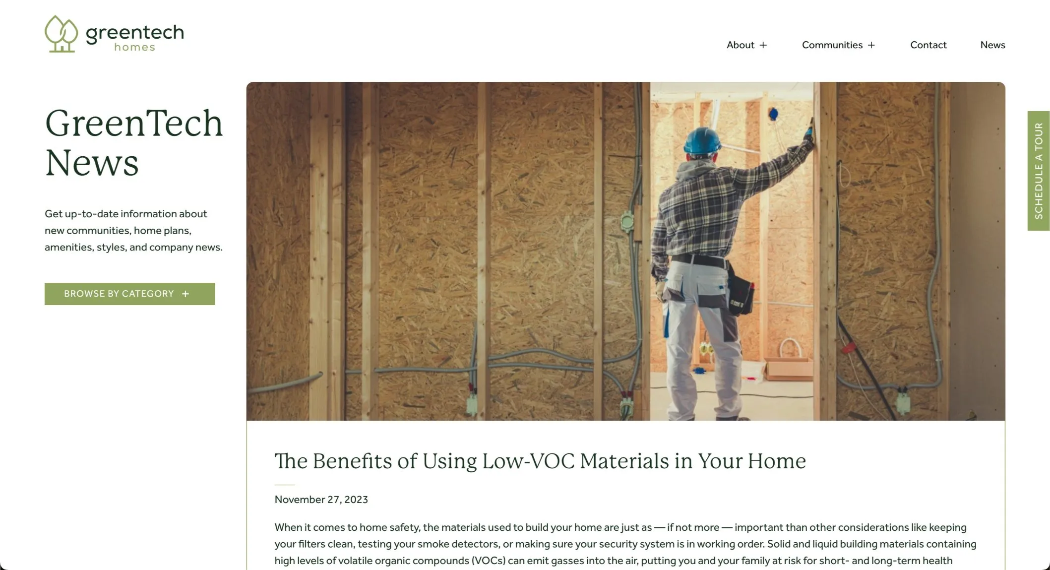 News - GreenTech Homes - Chattanooga, TN