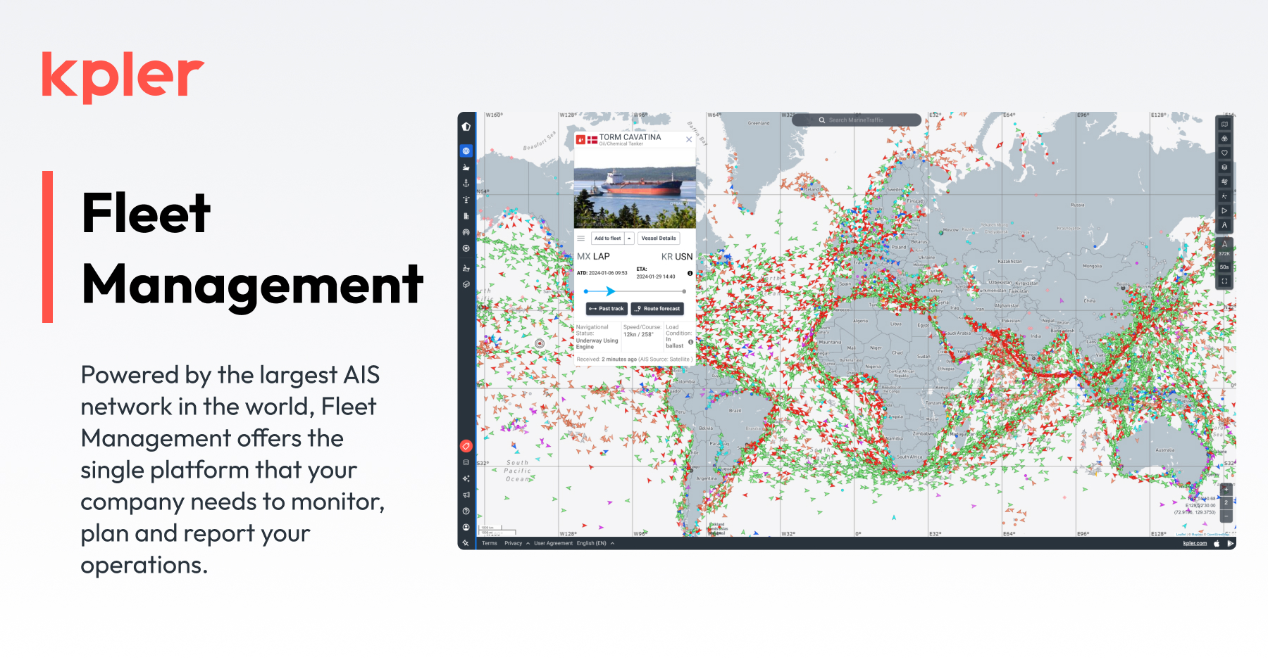 Vessel Integrations | Kpler
