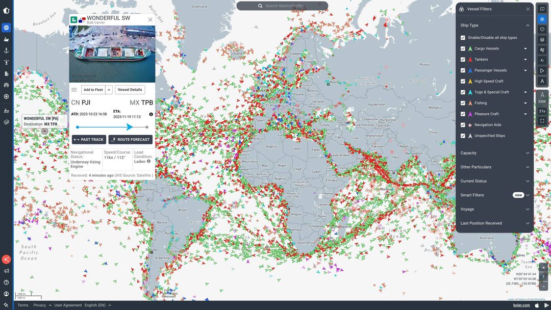 MarineTraffic | Ship Tracking Software for Enterprises