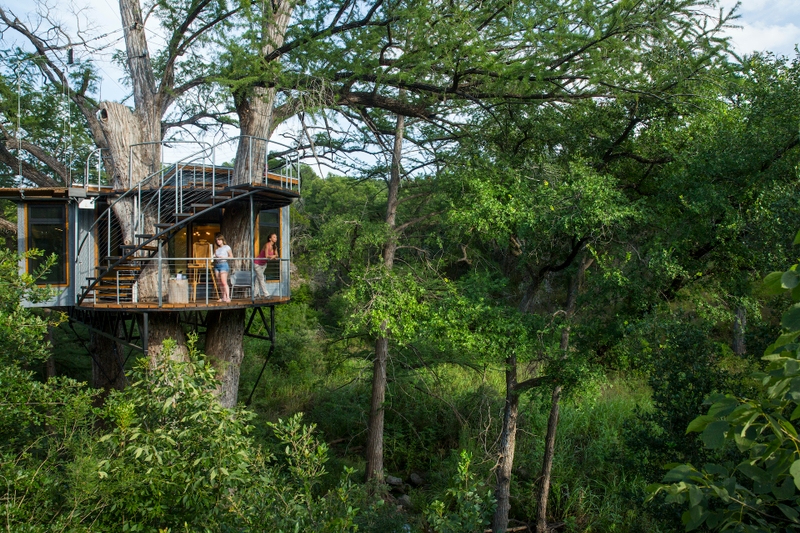 Stay with us - Yoki Treehouse - Cypress Valley Resort | Spicewood, TX