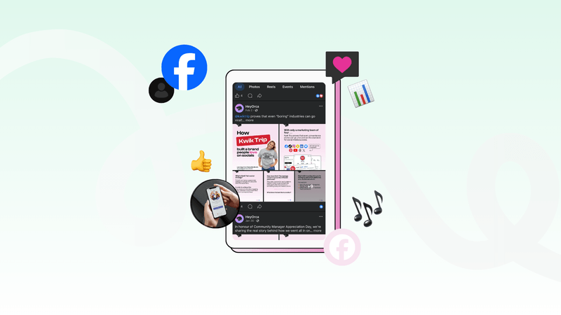 Optimal Facebook posting specs & best practices in 2026 | HeyOrca
