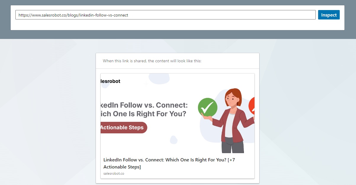 Linkedin Post Inspector: 3 Easy Steps to Fix Your Link Previews [2024 Update]