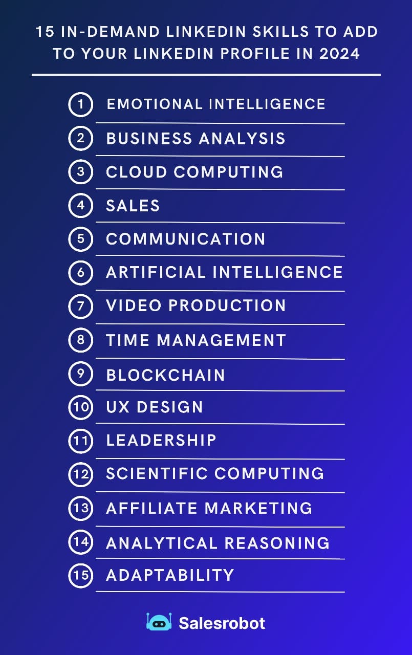 Top 15 In-Demand LinkedIn Skills In 2024 + 3 Tips To Make Them Stand Out