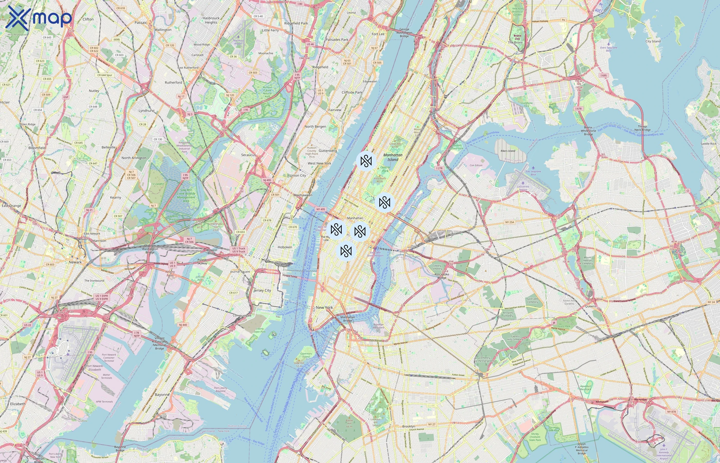 How many Silver Mirror are there in the United States of America?