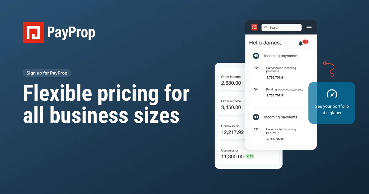 PayProp pricing and benefits | Rental payment peace of mind