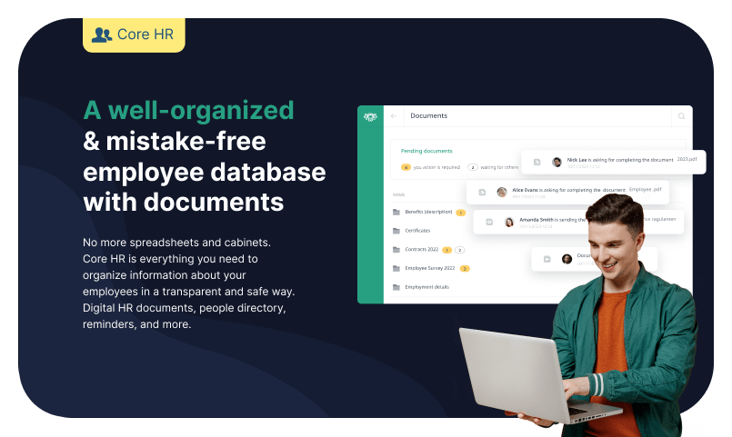 Easy HRMS with Employee Database & HR Documents | Calamari