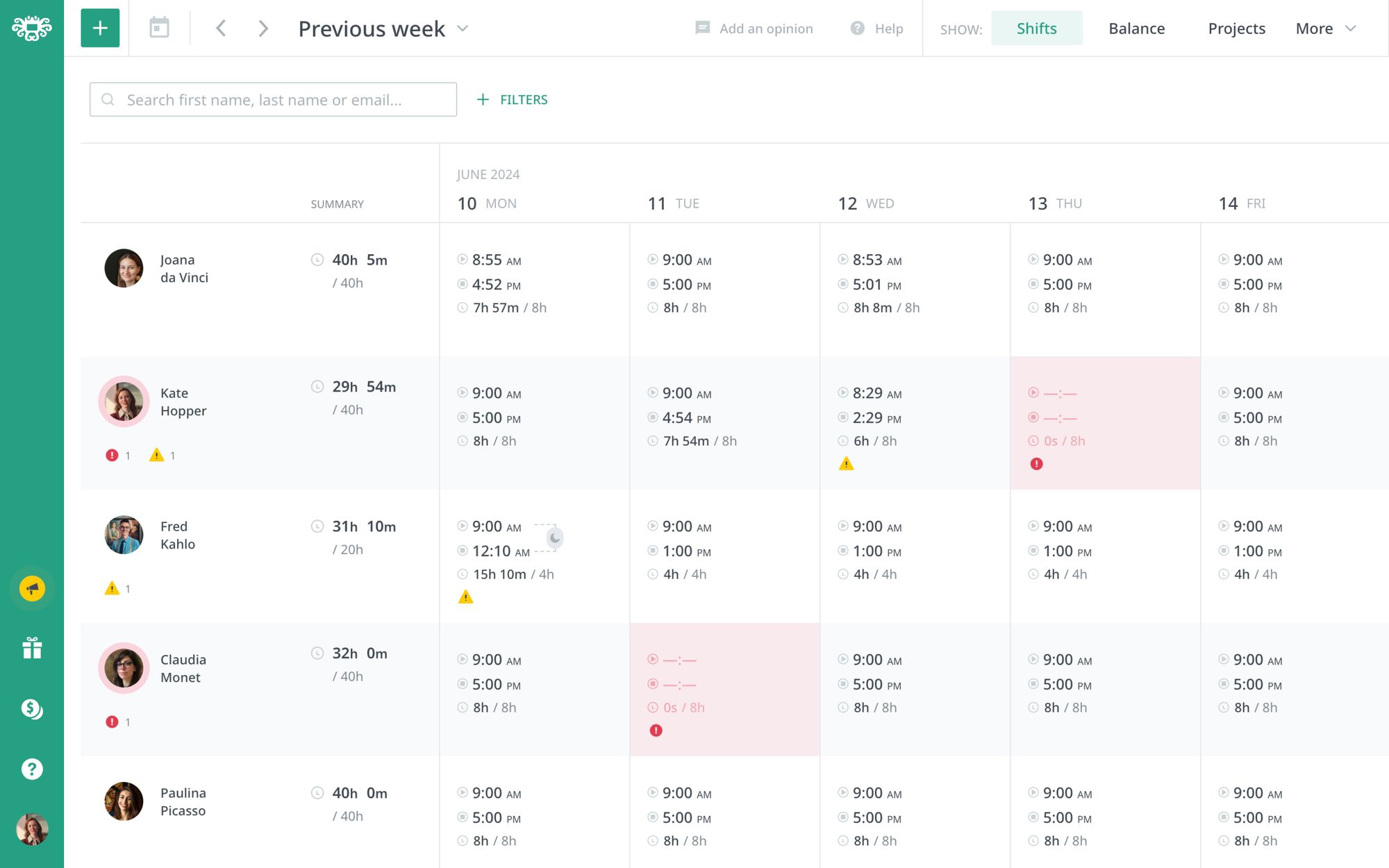 Time & Attendance Tracking - Easy Clock in/out system | Calamari