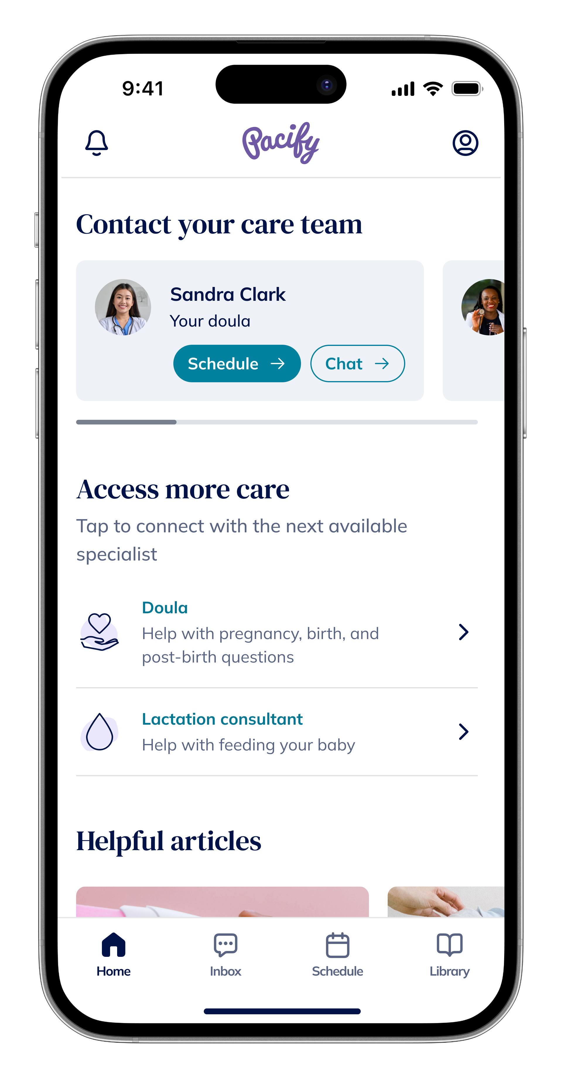 Expert maternal health support from Pacify & Progyny Richemont