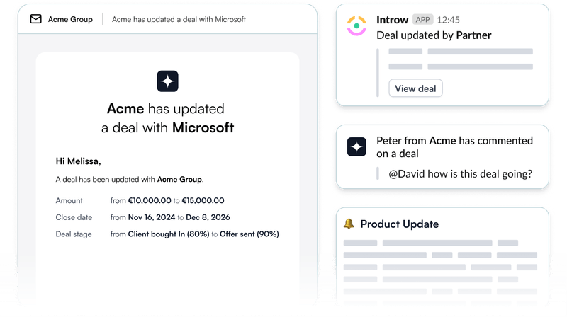 Introw PRM - The #1 Partner Portal on top of your CRM