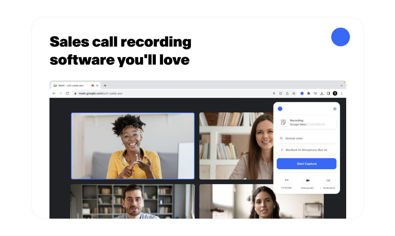 Sales Call Recording Software