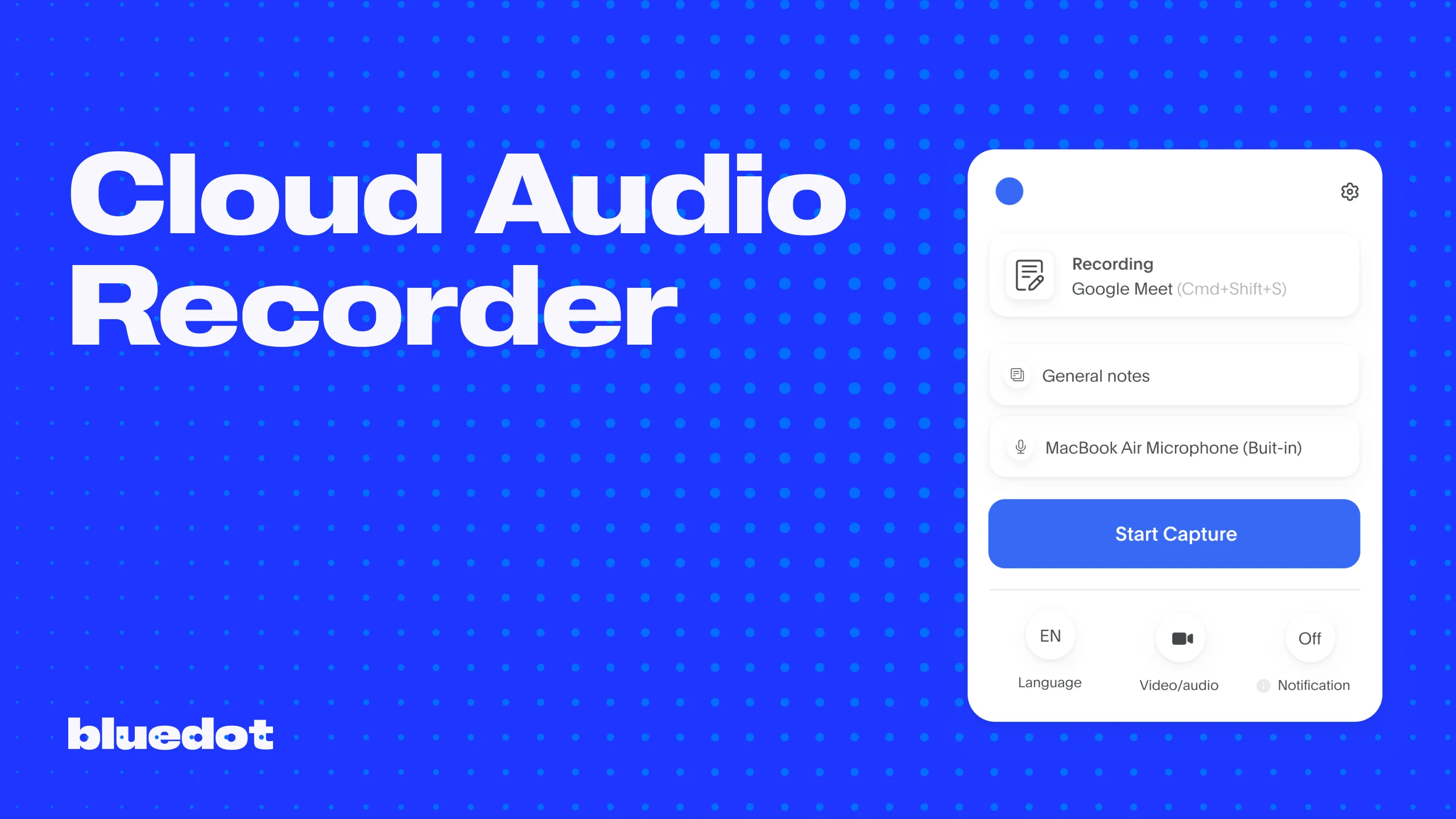 Enregistreur audio cloud
