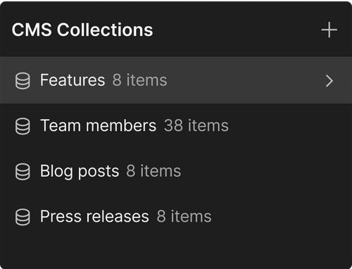 The leading visual, composable CMS | Webflow