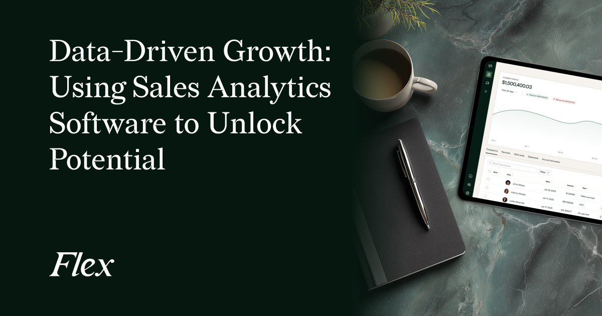 Data-Driven Growth: Using Sales Analytics Software to Unlock Potential