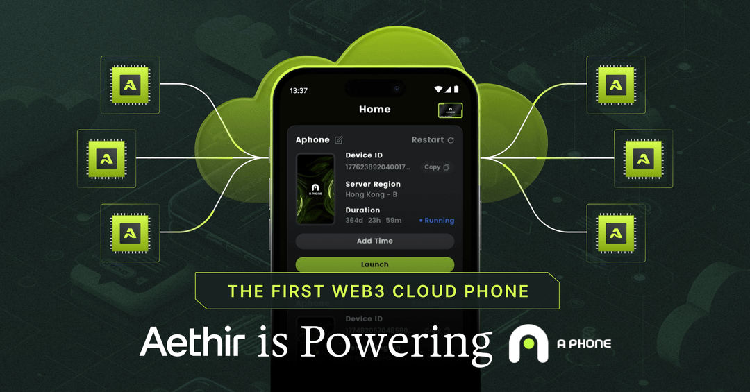 Aethir Is Powering APhone: The First Web3 Cloud Phone