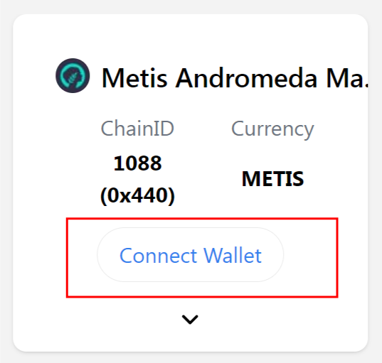 How to connect your wallet to Metis - Metis