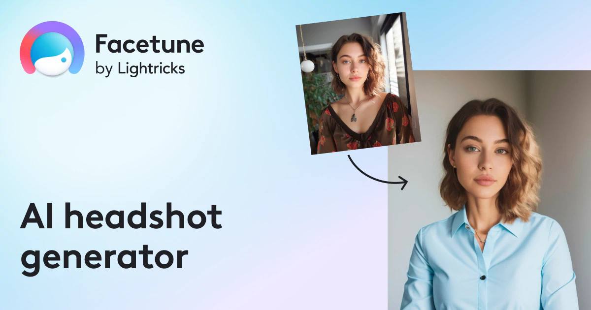AI Headshot Generator: Create Professional AI Headshots | Facetune