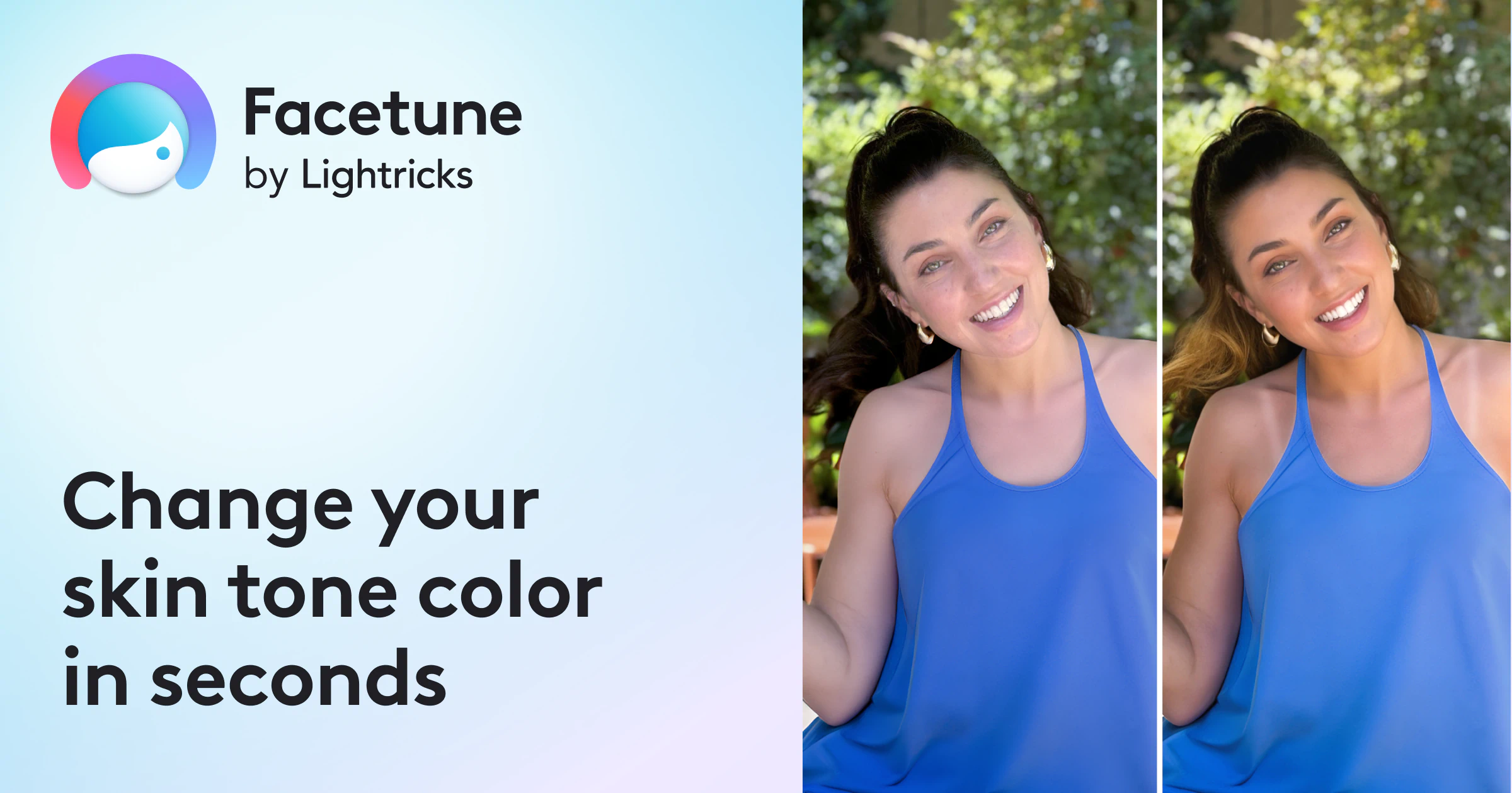 AI Skin Tone & Color Changer: Free Skin Color Change | Facetune