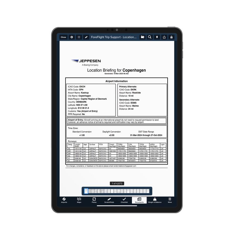 ForeFlight Mobile for Business Aviation