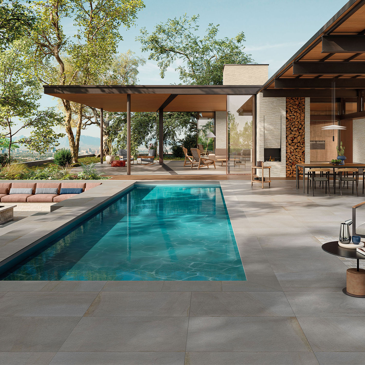 Thermal Bluestone Full Color | ELM Surfaces | Porcelain, Ceramic, Wood ...