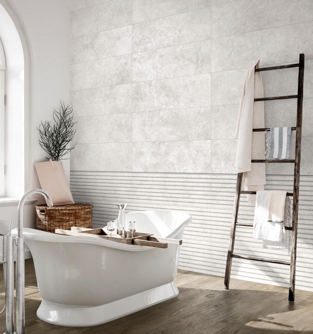 Ivory 3D | ELM Surfaces | Porcelain, Ceramic, Wood, and a World More