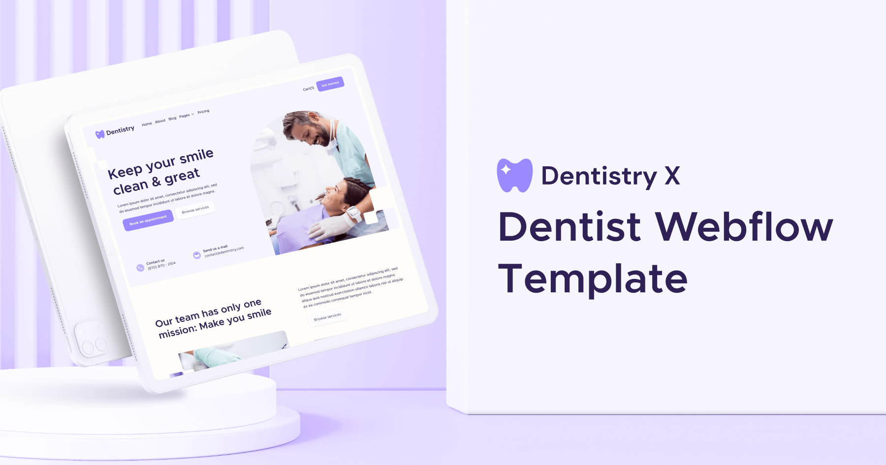 Blog V2 - DentalCare X - Webflow Ecommerce Website Template