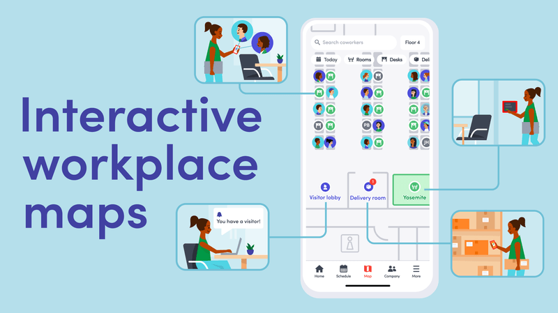 Introducing interactive workplace maps: unifying the employee ...