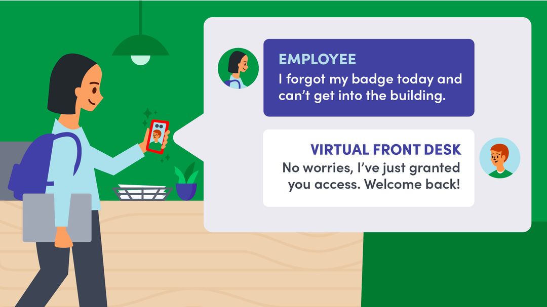 Introducing Virtual Front Desk for mobile: Workplace support without ...