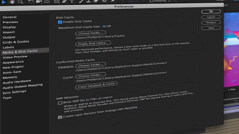 What is the After Effects Disk Cache