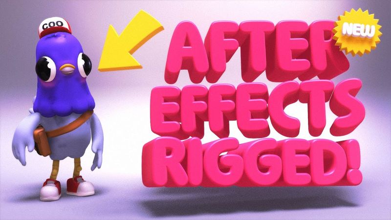 Bring Rigged 3D Characters into After Effects