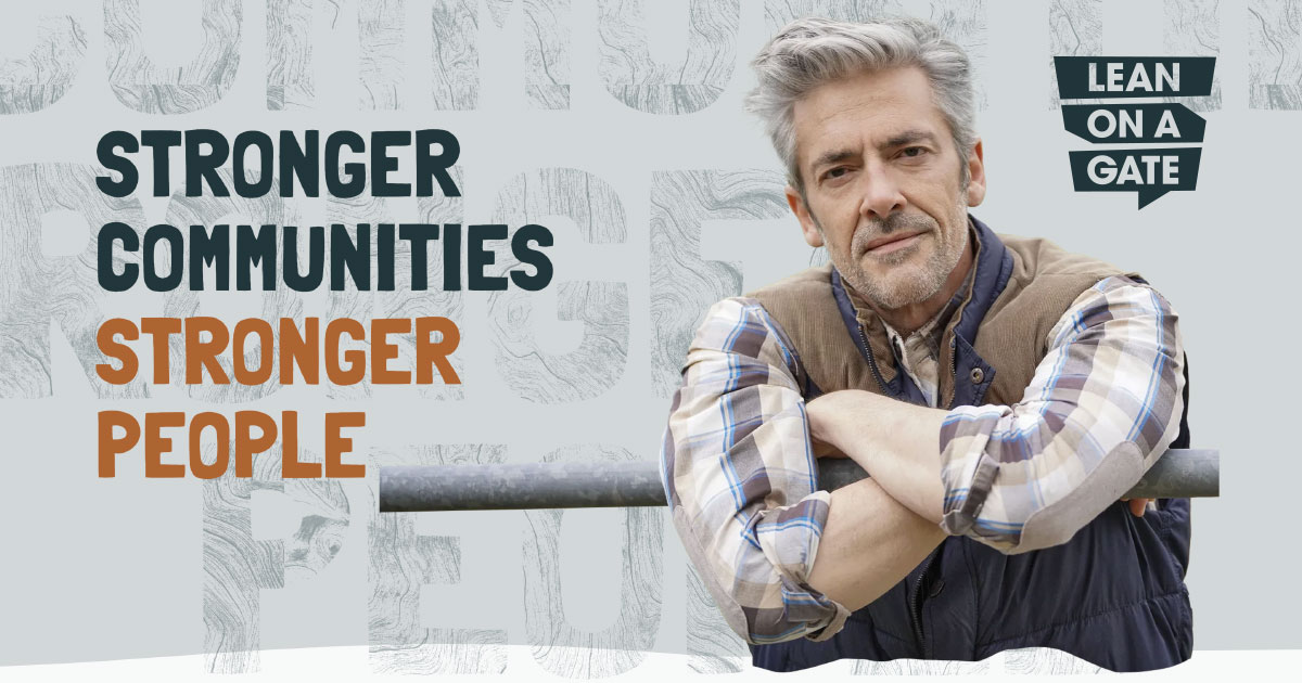Lean on a Gate - Stronger communities, stronger people.