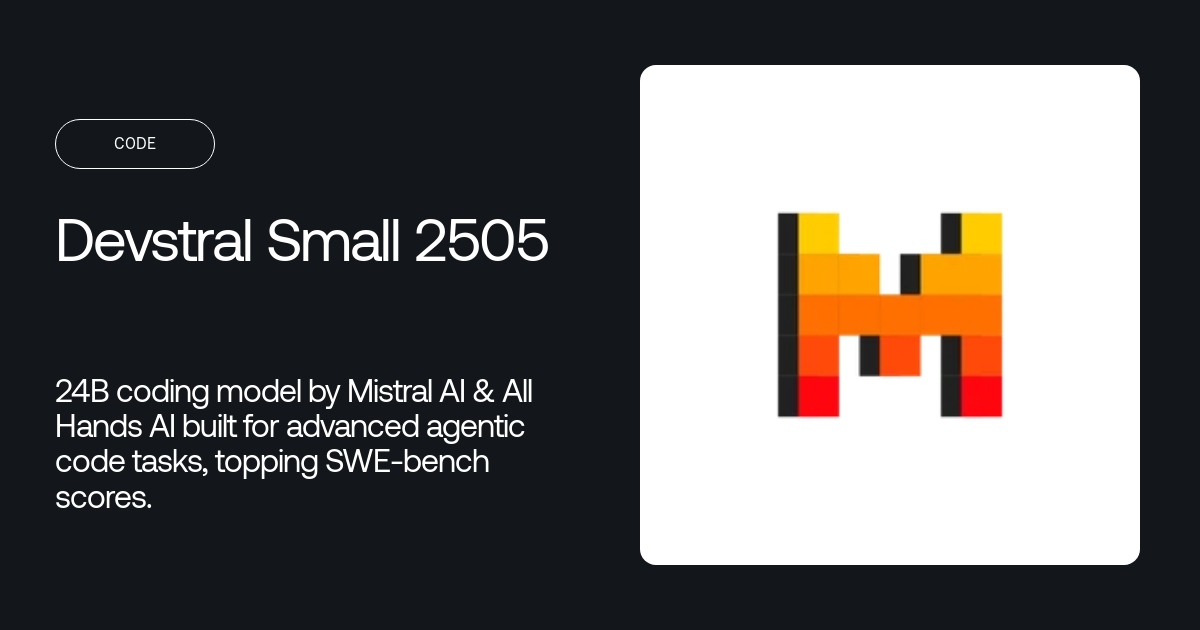 Devstral Small 2505 API | Together AI