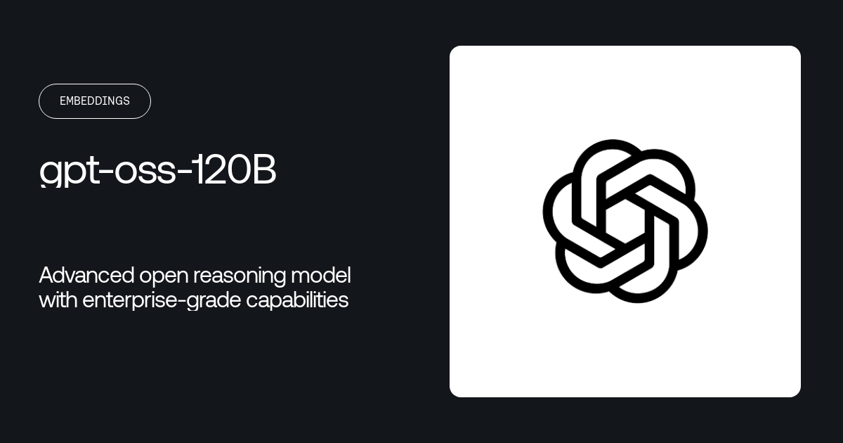 gpt-oss-120B API | Together AI