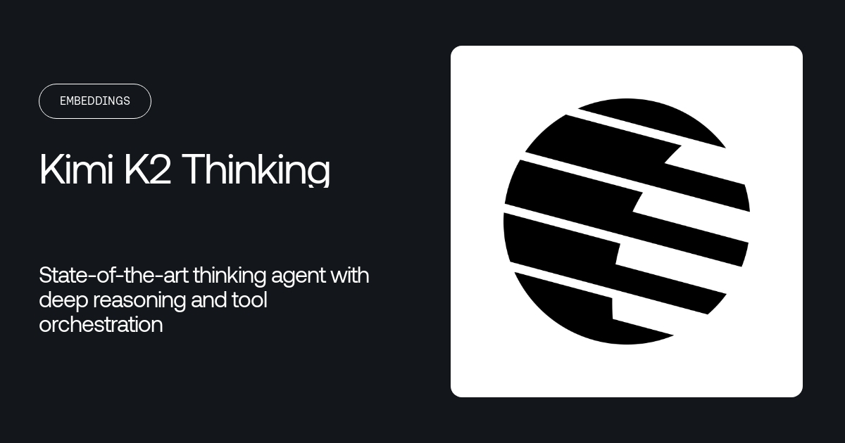 Kimi K2 Thinking API | Together AI