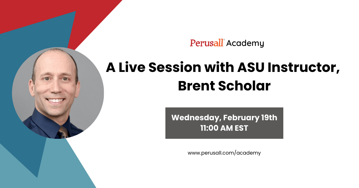 Experience Perusall in a guided tour with Brent Scholar, ASU Instructor