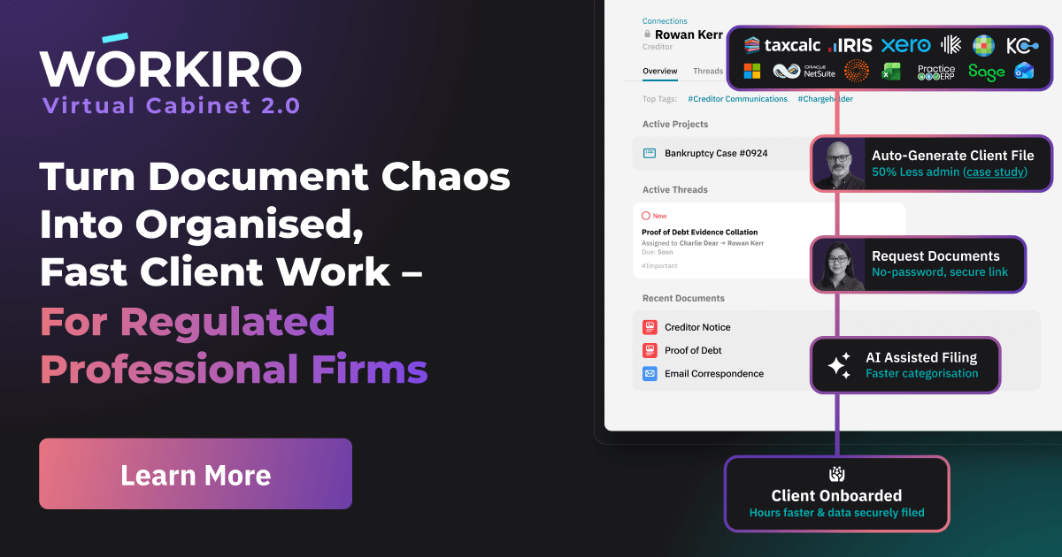 Workiro Features | Client File, Audit Trail & Compliance Platform