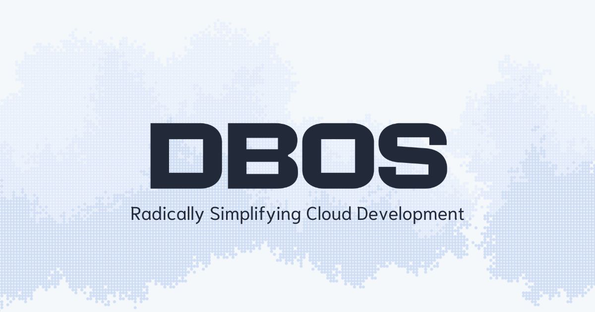 Dbos Build Reliable Backends 10x Faster Scale To Millions With 1 Click