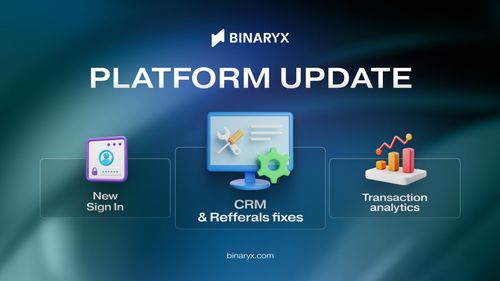Binaryx Update 1.1.0 – Faster Access, Improved Security & Seamless ...