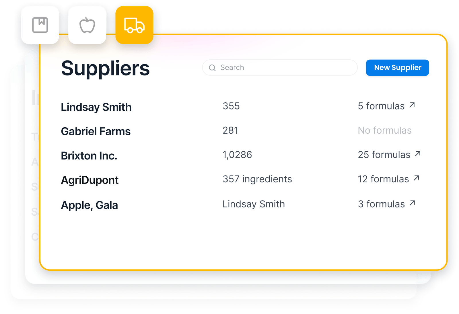 ENTR - Product Formulation and Nutrition Labeling Software