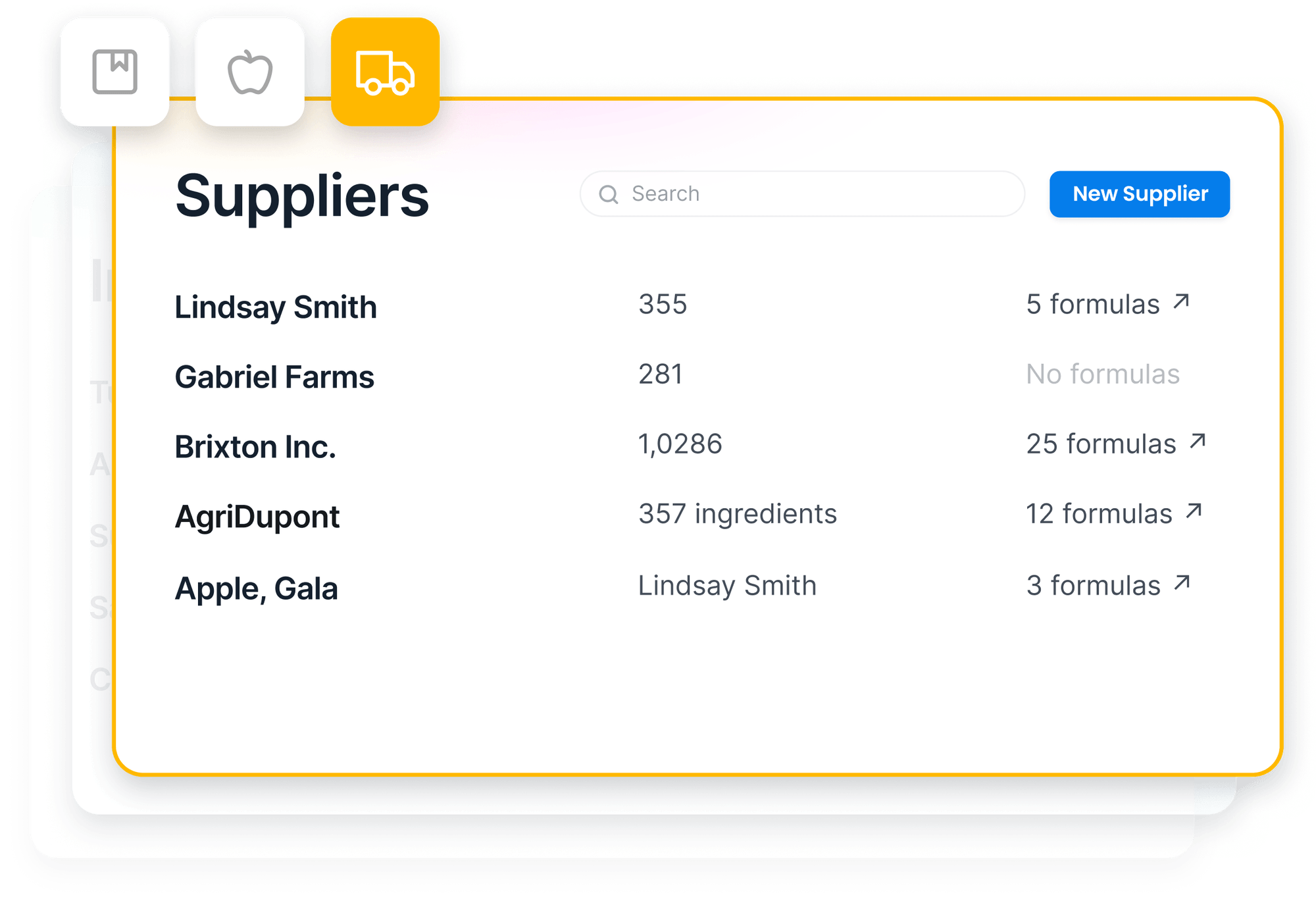ENTR - Product Formulation and Nutrition Labeling Software