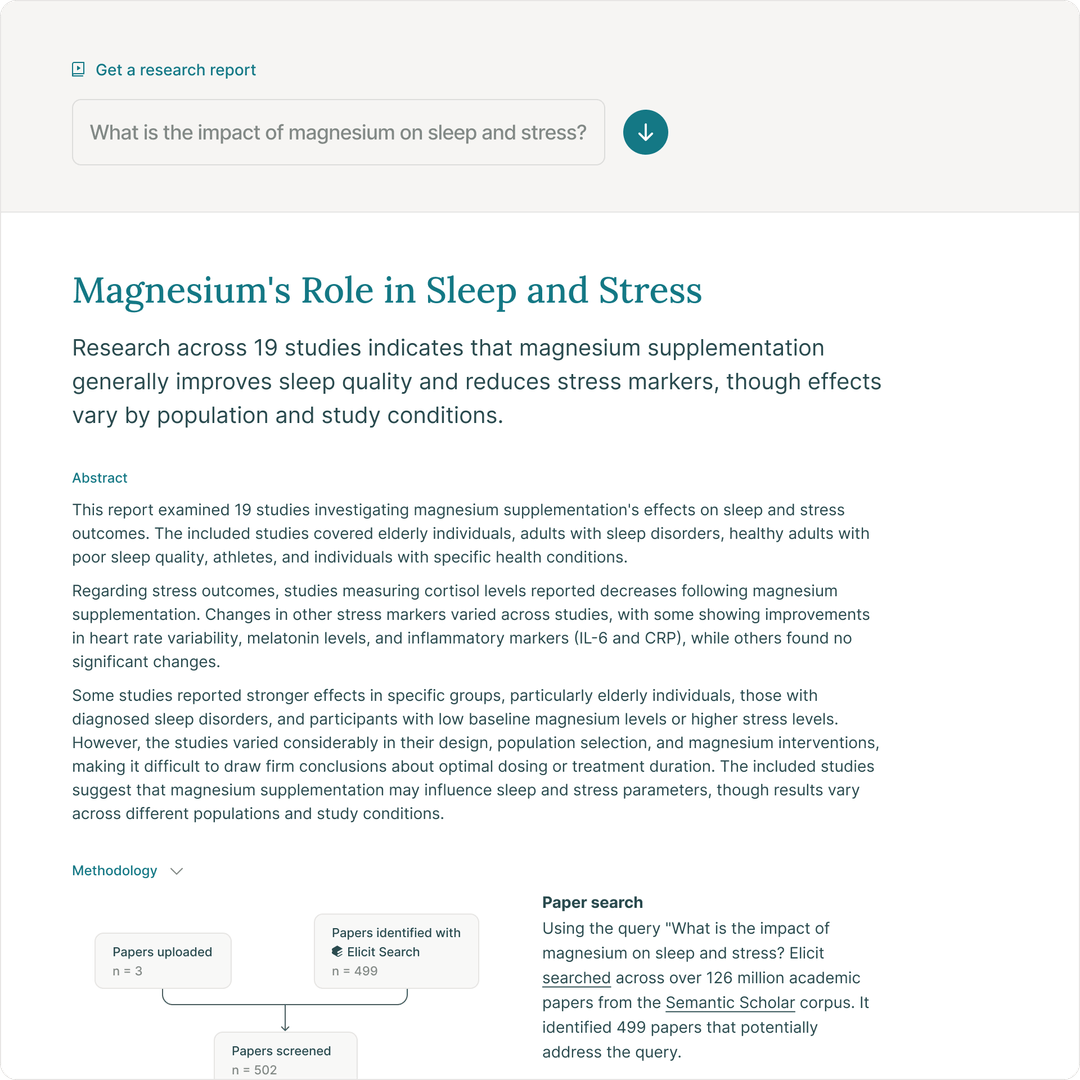 Elicit: The AI Research Assistant