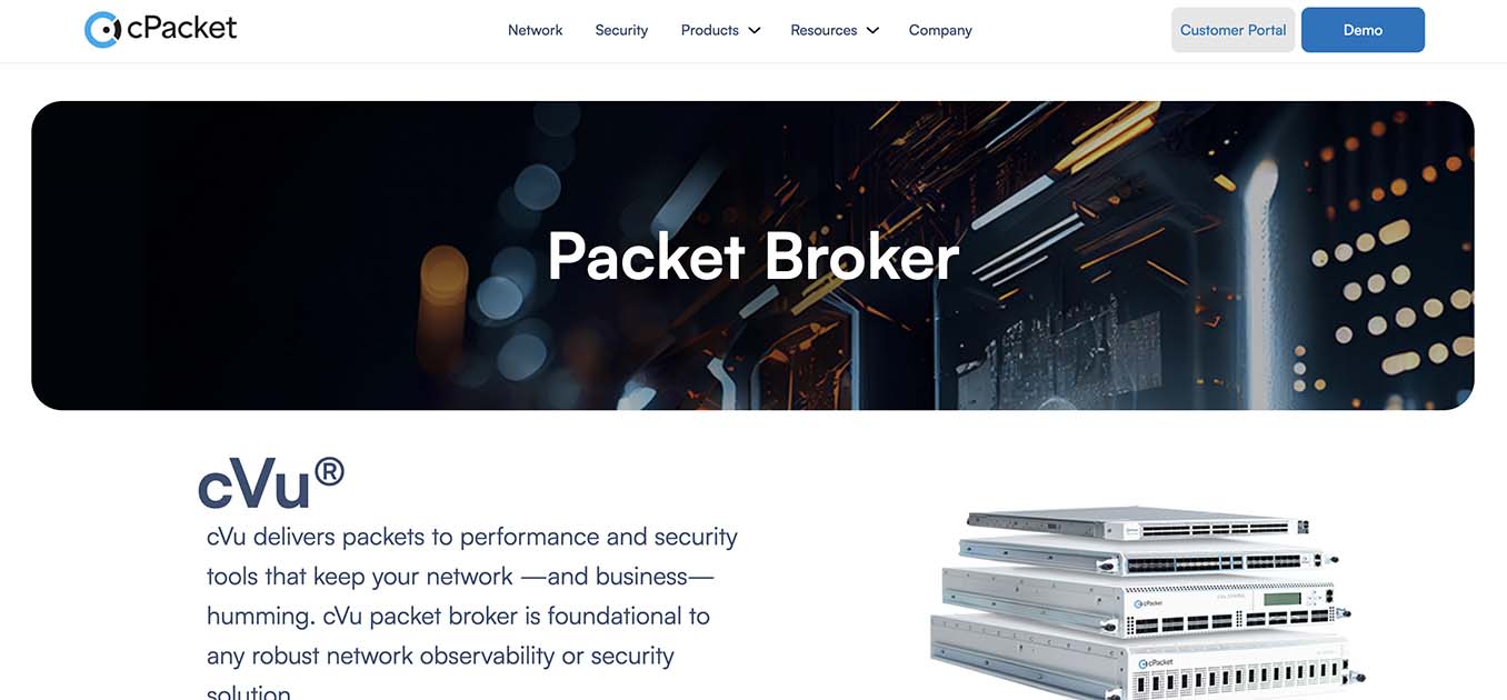 Packet Broker for Intelligent Traffic Management | cPacket