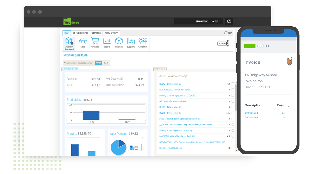 Inventory Management Software | TidyStock & Xero