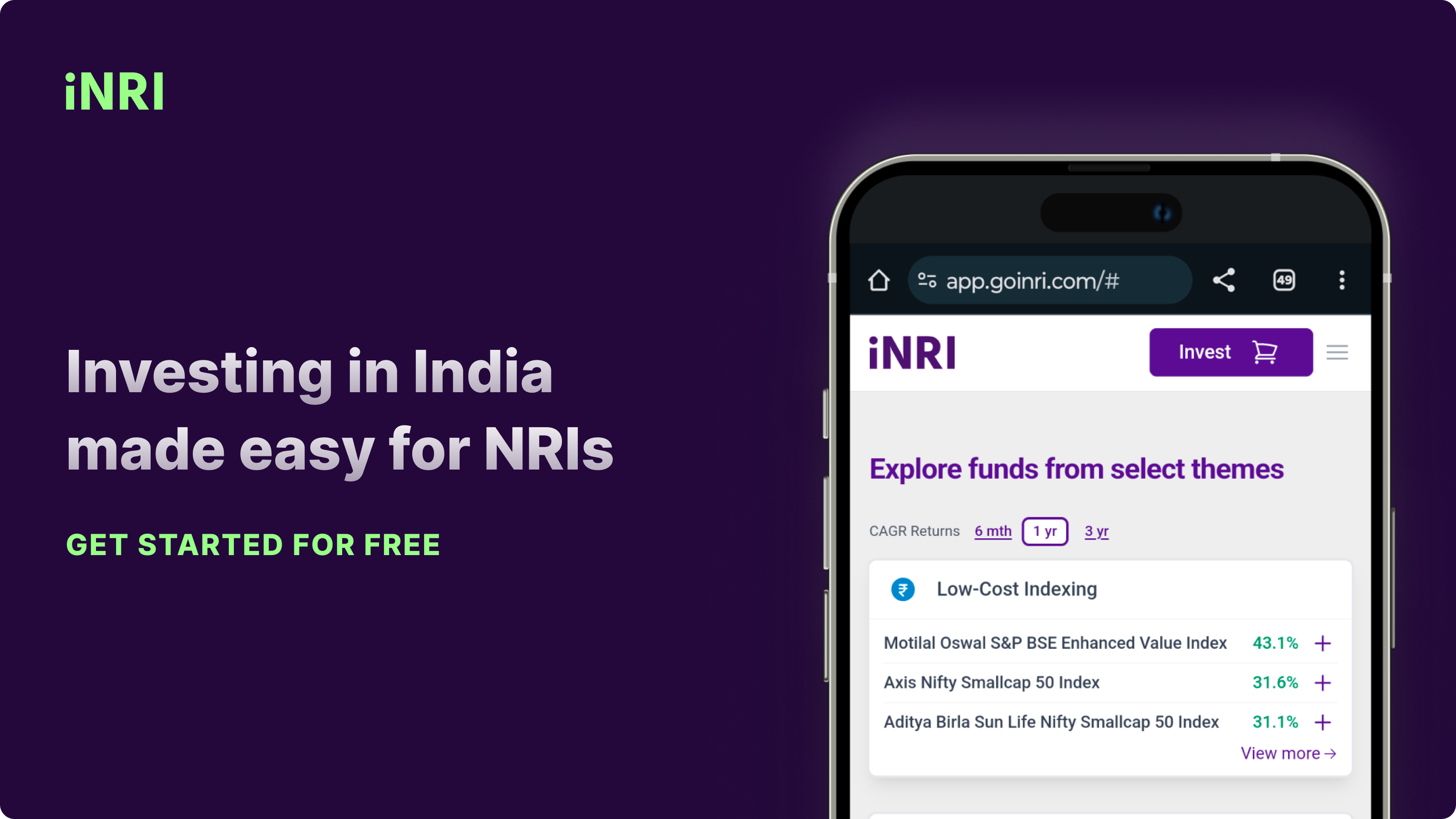 iNRI - Investing in India Made Easy for NRIs